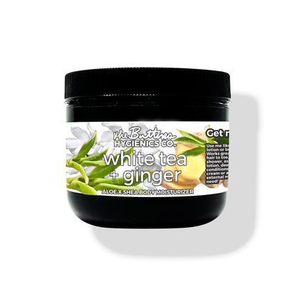 White Tea + Ginger #75 "Focus & Fortitude" - Aloe X Shea Body Moisturi ...