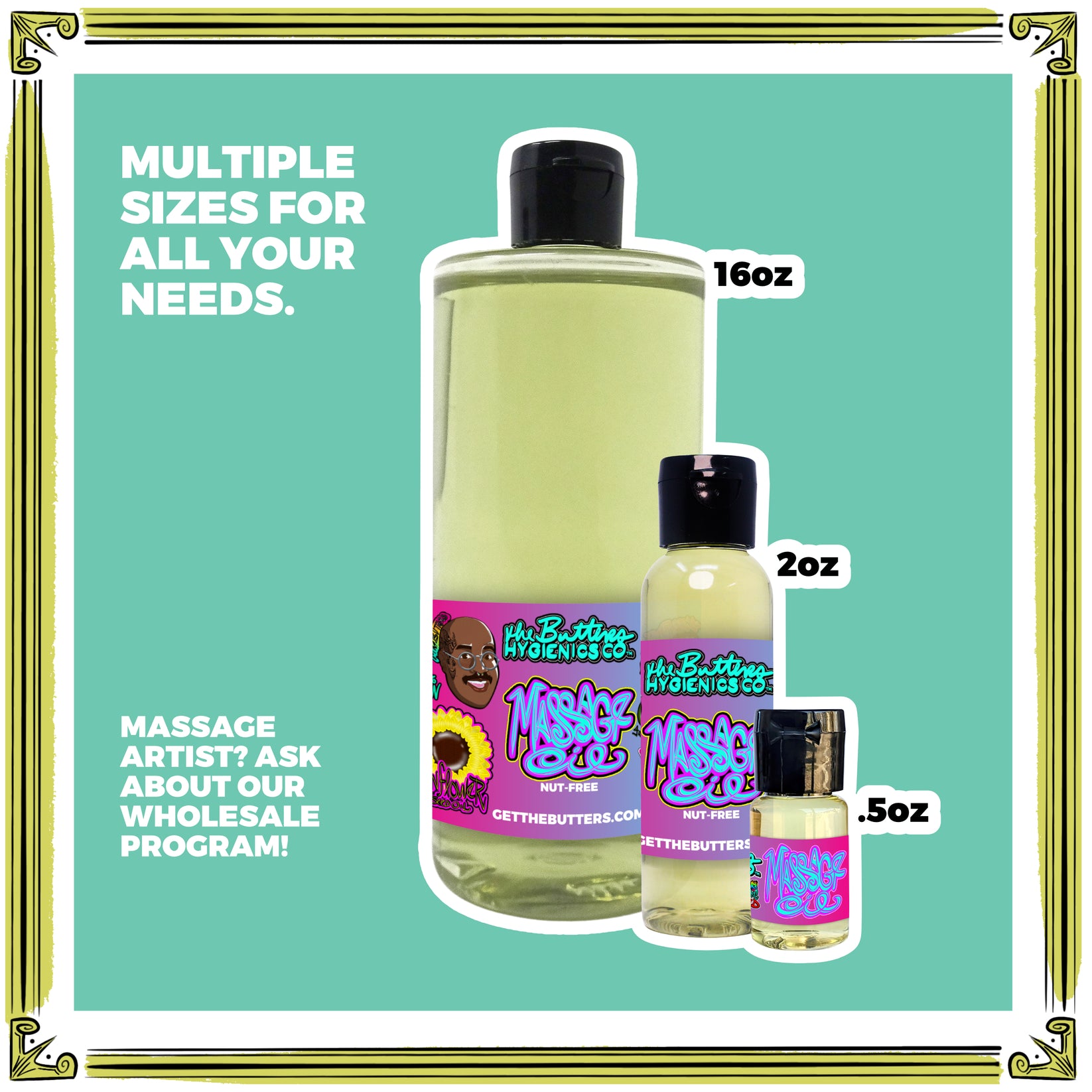 Huile de travail corporel et de massage 💆 | Tournesol X Pépins de Rais ...